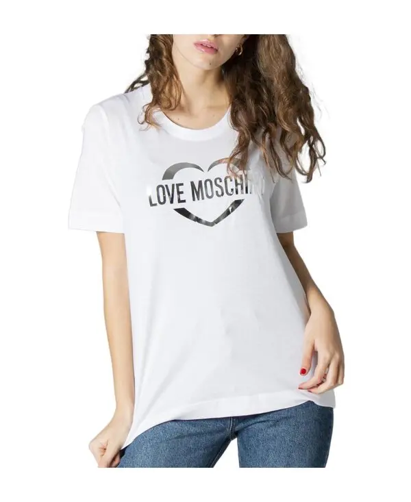 Moschino Logo-print Cotton T-shirt - White