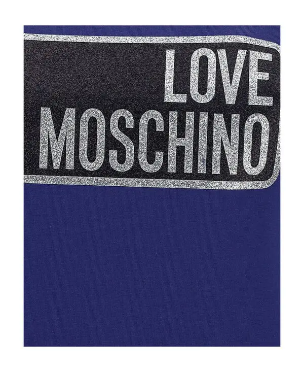Moschino Print Glittered T-shirt
