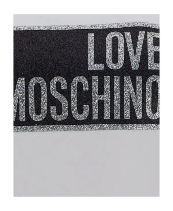 Moschino Round Neck Short Sleeve T-shirt - White