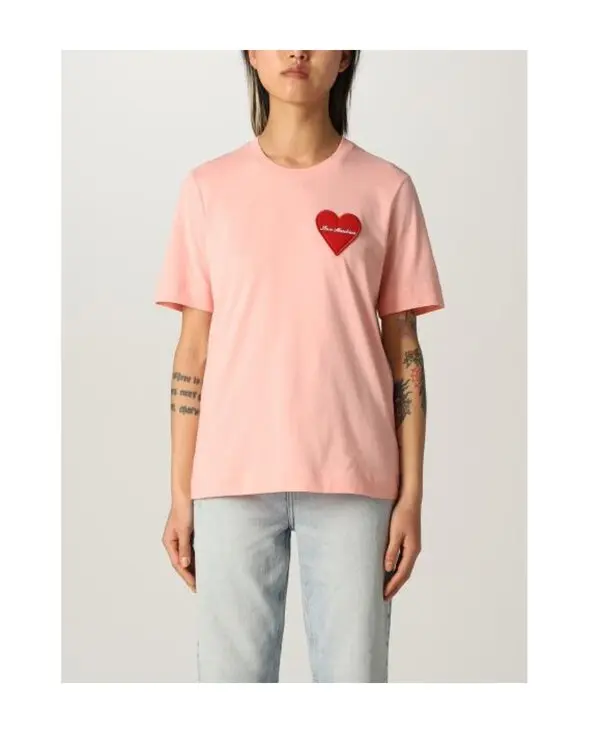 Moschino Logo-patch Cotton T-shirt
