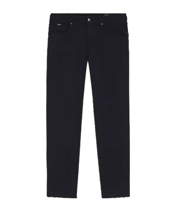 Hugo Boss Casual Pants With Belt Loops - Dark Blue