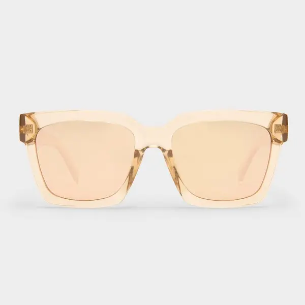 Le Specs Weekend Riot | Sand Mirror - Peach