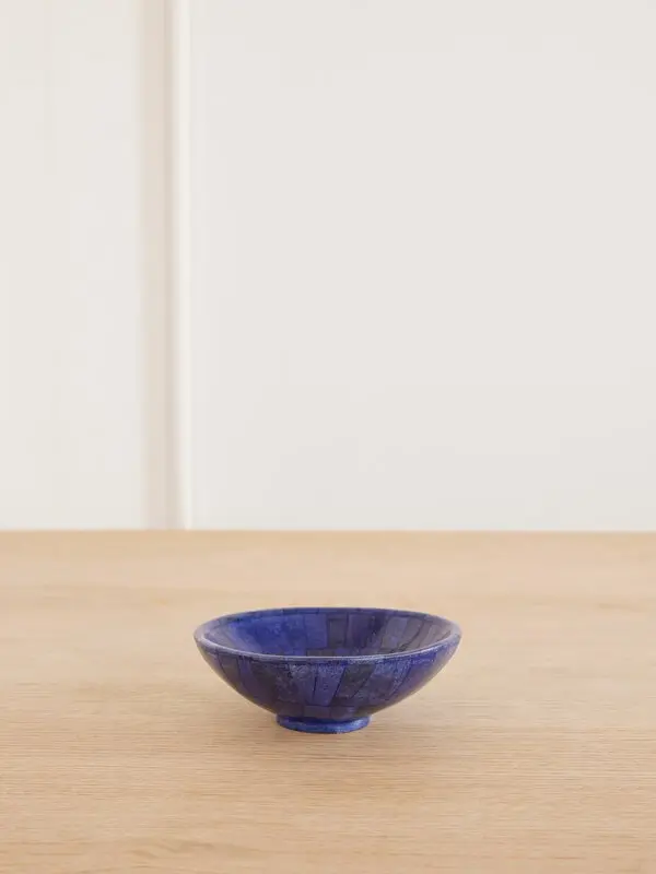 JIA JIA HOME Round Lapis Lazuli Dish