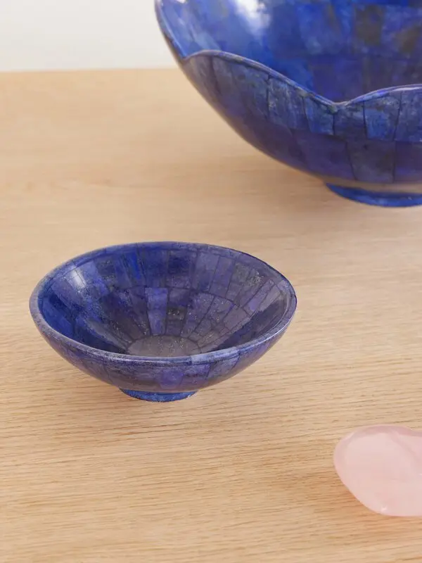 JIA JIA HOME Round Lapis Lazuli Dish