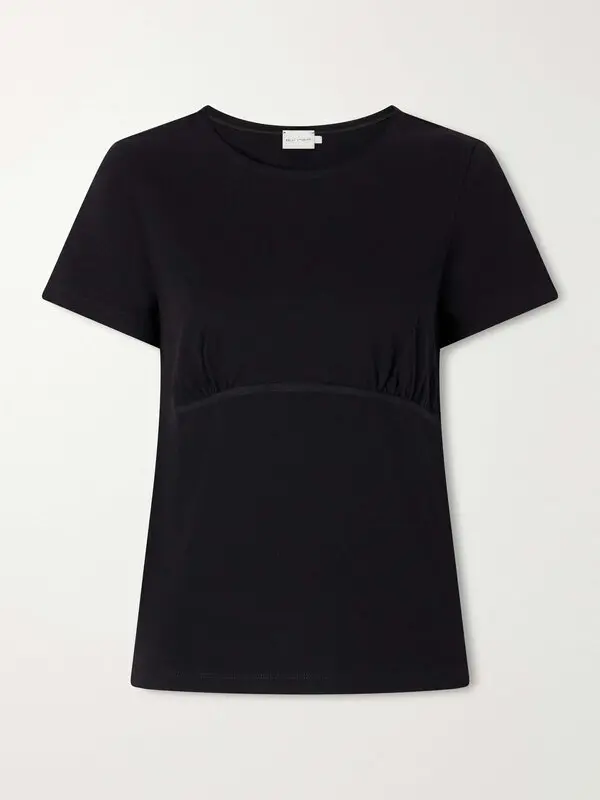 DEIJI STUDIOS Gathered Organic-cotton T-shirt