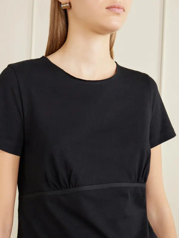 DEIJI STUDIOS Gathered Organic Cotton T-shirt