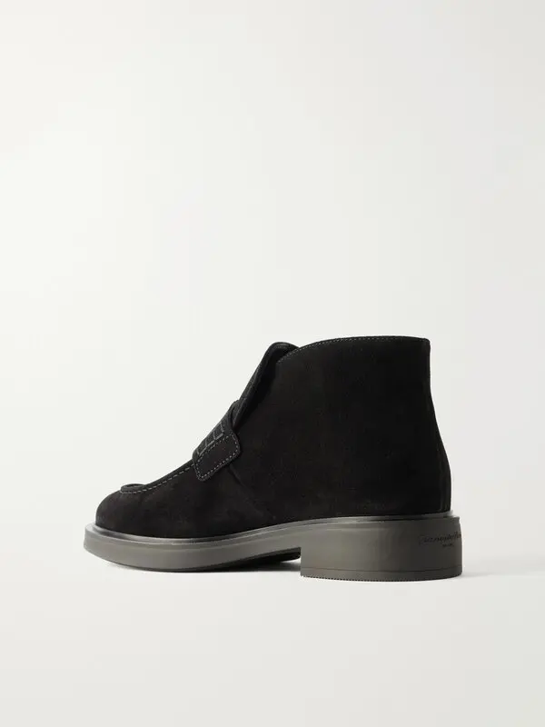 GIANVITO ROSSI Suede Ankle Boots