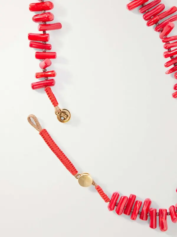 ROXANNE ASSOULIN The Coral Branch Beaded Necklace