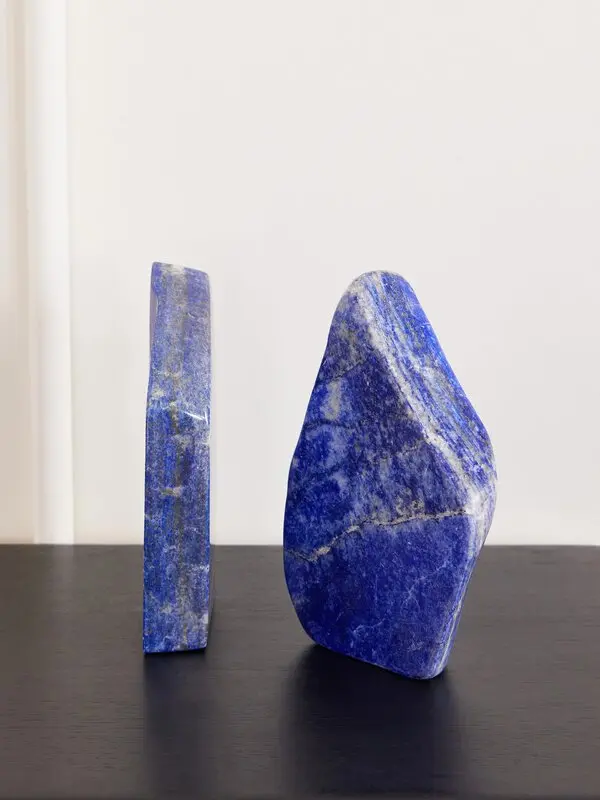 JIA JIA HOME Lapis Lazuli Bookends