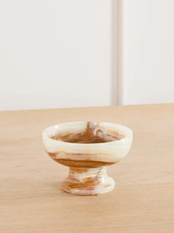 JIA JIA HOME Fluted Onyx Bowl - Cream