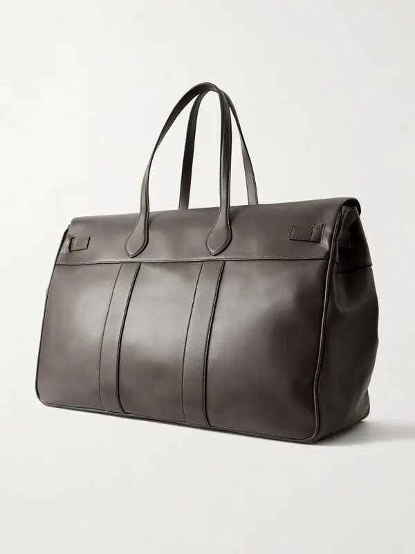 Brunello Cucinelli Leather Weekender Bag