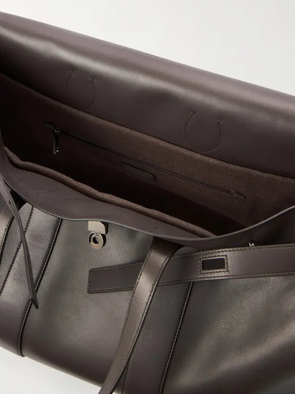 Brunello Cucinelli Leather Weekender Bag