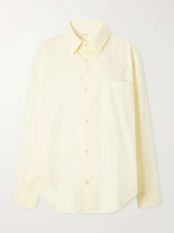 SLVRLAKE Cleo Cotton Shirt - Yellow