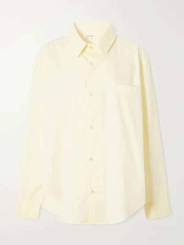 SLVRLAKE Cleo Cotton Shirt - Yellow