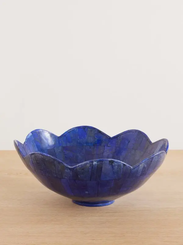 JIA JIA HOME Lapis Lazuli Flower Bowl