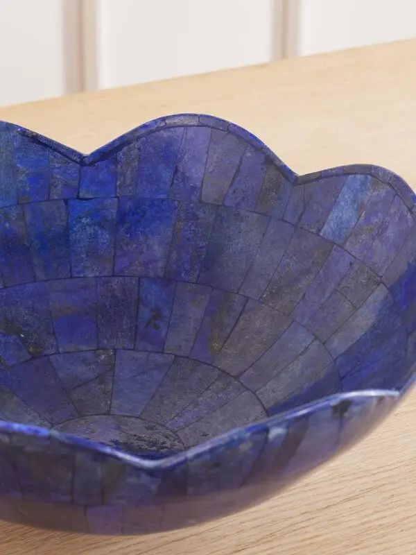 JIA JIA HOME Lapis Lazuli Flower Bowl