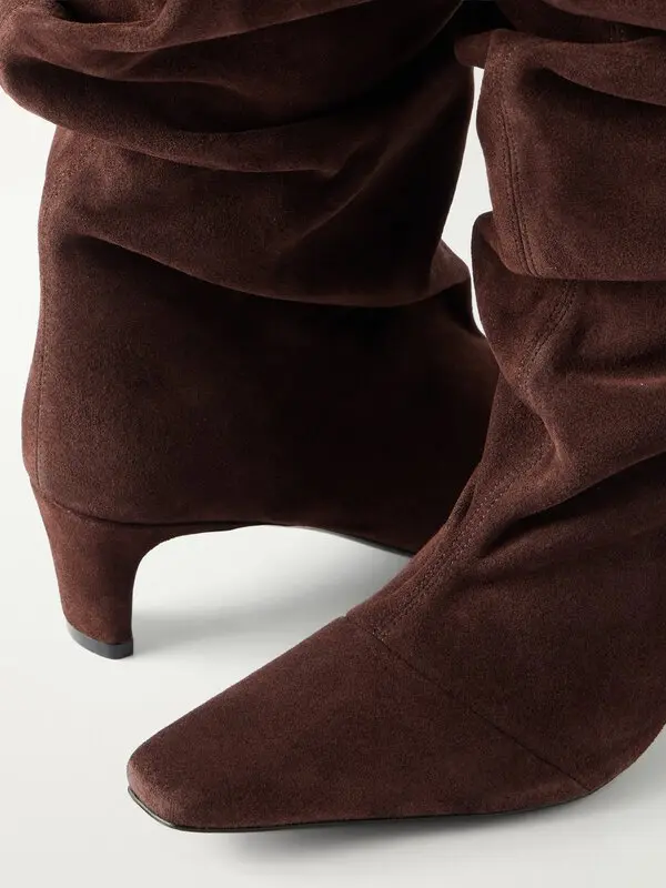 Staud Wally Suede Knee Boots