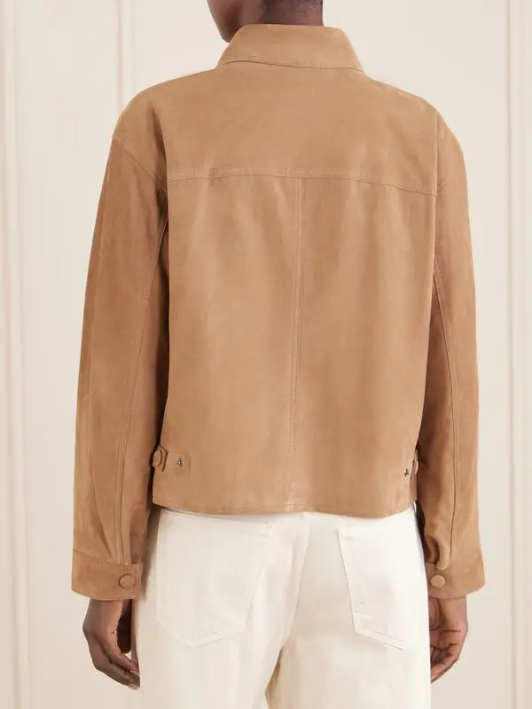 FRAME Utility Suede Jacket