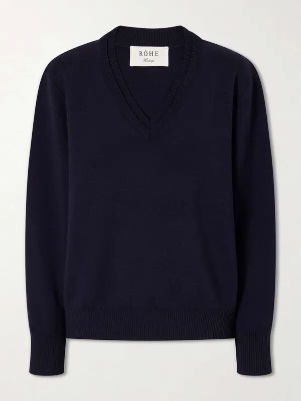 RÓHE Stretch-wool Sweatshirt