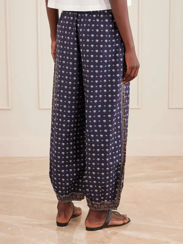 DÔEN Yarrow Printed Cotton Pants