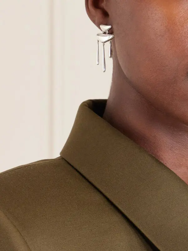 LOREN STEWART Sterling Chandelier Drop Earrings