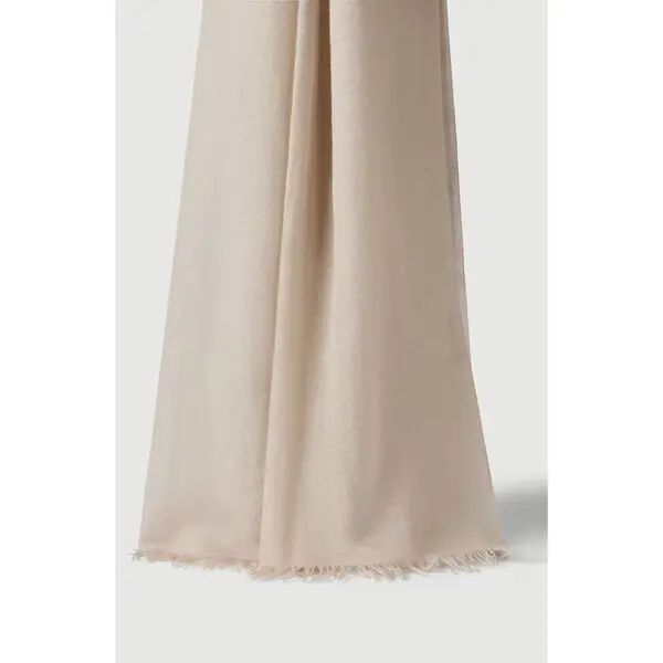 Brunello Cucinelli Cashmere And Silk Scarf - Beige