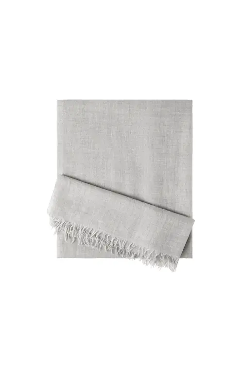 Brunello Cucinelli Cashmere And Silk Scarf - Light Grey