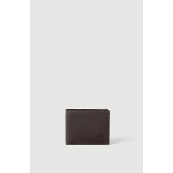 Brunello Cucinelli Smooth Calfskin Wallet - Brown