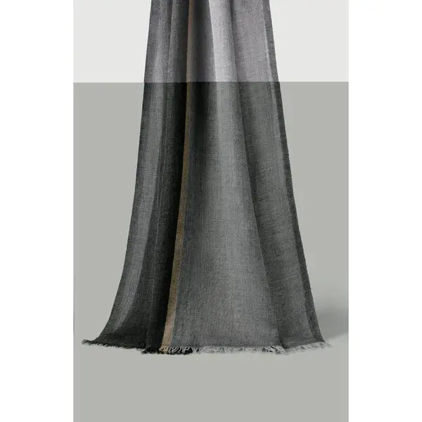 Brunello Cucinelli Cashmere And Silk Color Block Scarf - Lead