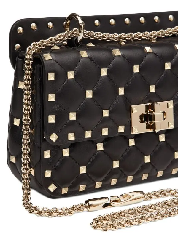 Valentino Garavani Rockstud Spike Small Leather Shoulder Bag