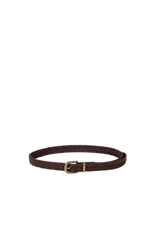 Brunello Cucinelli Stretch Braided Leather Belt
