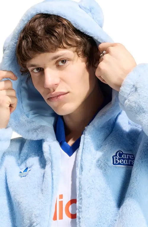 Adidas X Care Bears Faux Fur Hoodie
