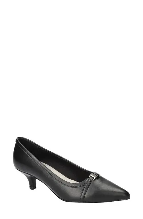 EASY WORKS BY EASY STREET Zayn Kitten Heel Pump - Black