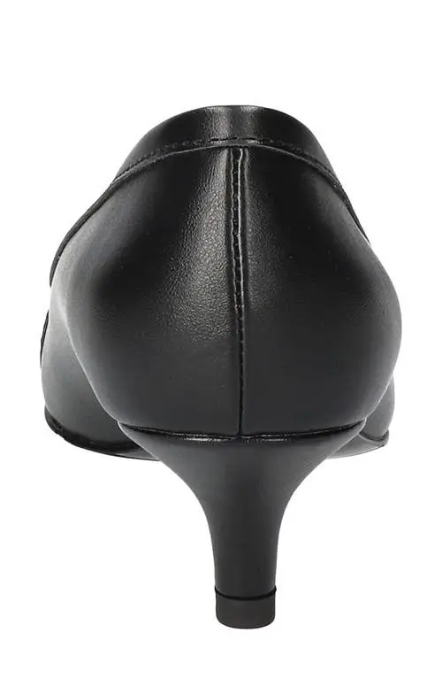 EASY WORKS BY EASY STREET Zayn Kitten Heel Pump - Black