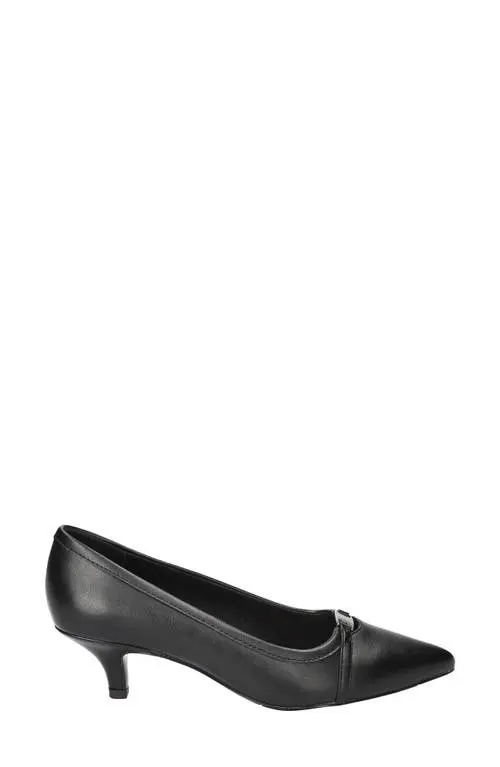 EASY WORKS BY EASY STREET Zayn Kitten Heel Pump - Black