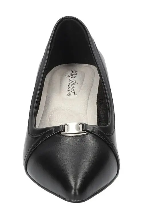 EASY WORKS BY EASY STREET Zayn Kitten Heel Pump - Black