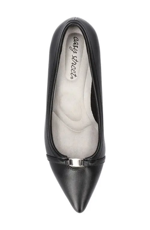 EASY WORKS BY EASY STREET Zayn Kitten Heel Pump - Black