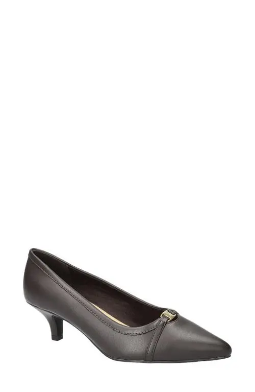 EASY WORKS BY EASY STREET Zayn Kitten Heel Pump - Brown