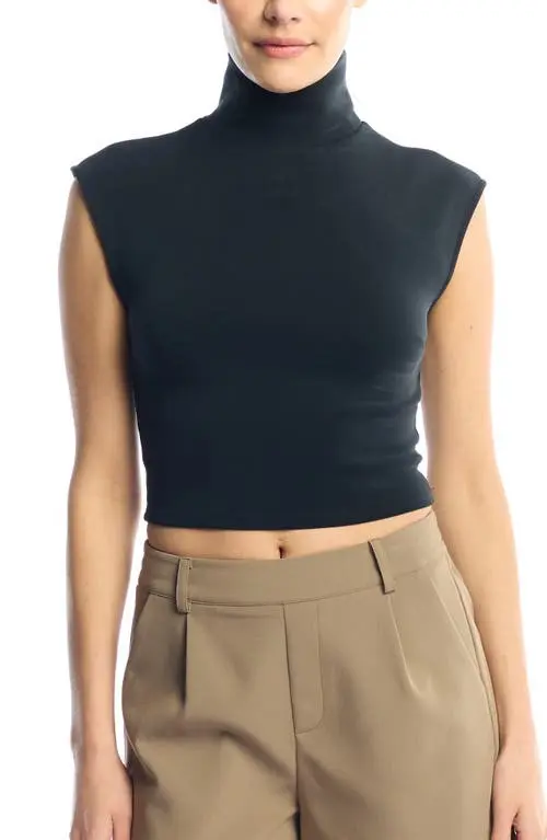 LBLC THE LABEL Winslow Sleeveless Turtleneck - Black