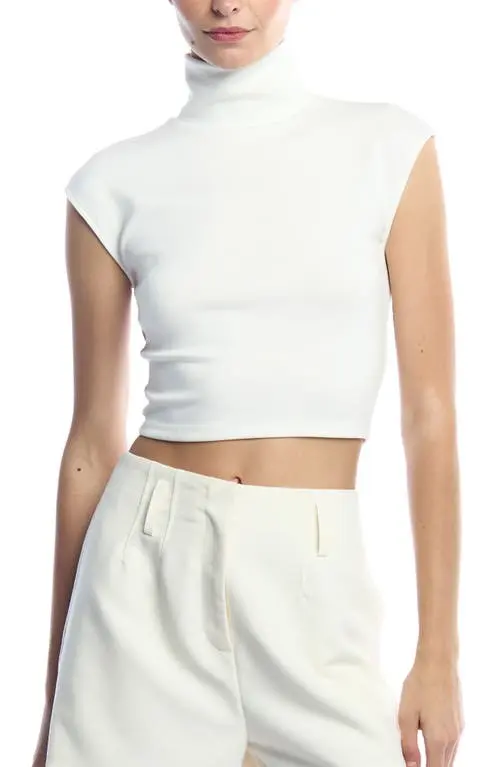 LBLC THE LABEL Winslow Sleeveless Turtleneck - Ivory