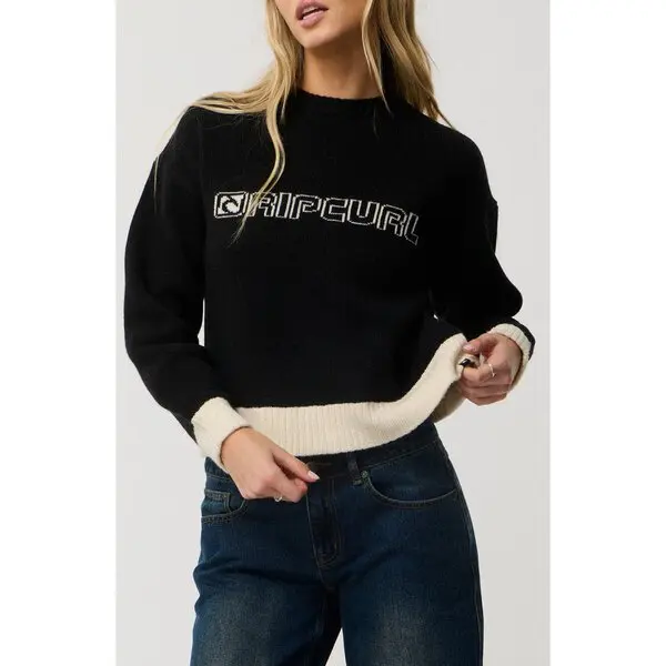 Rip Curl Archive Script Sweater - Black