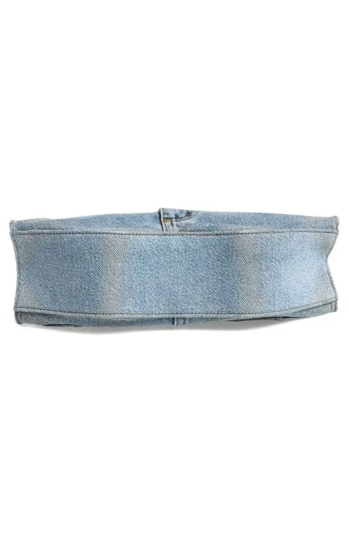 Alexander McQueen Manta Denim Clutch
