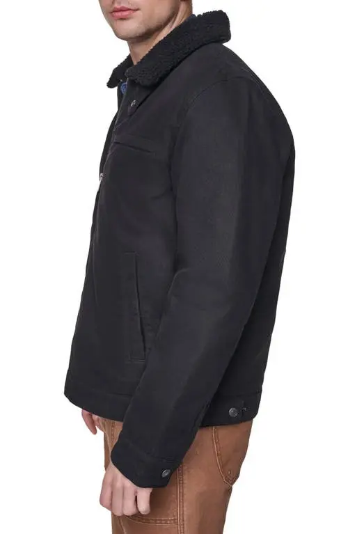 LEVI'S Western Utility Jacket With Faux Shearling Collar