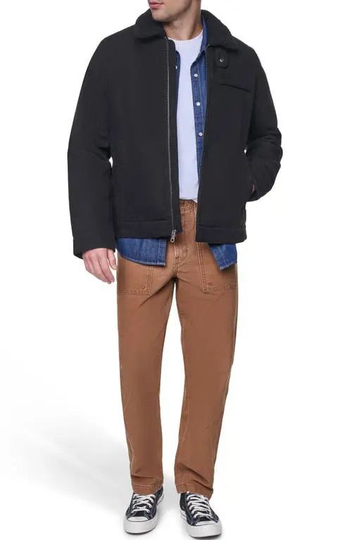 LEVI'S Western Utility Jacket With Faux Shearling Collar