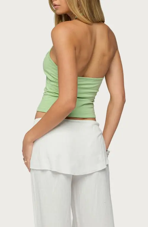 EDIKTED Jeannie Beaded Halter Top