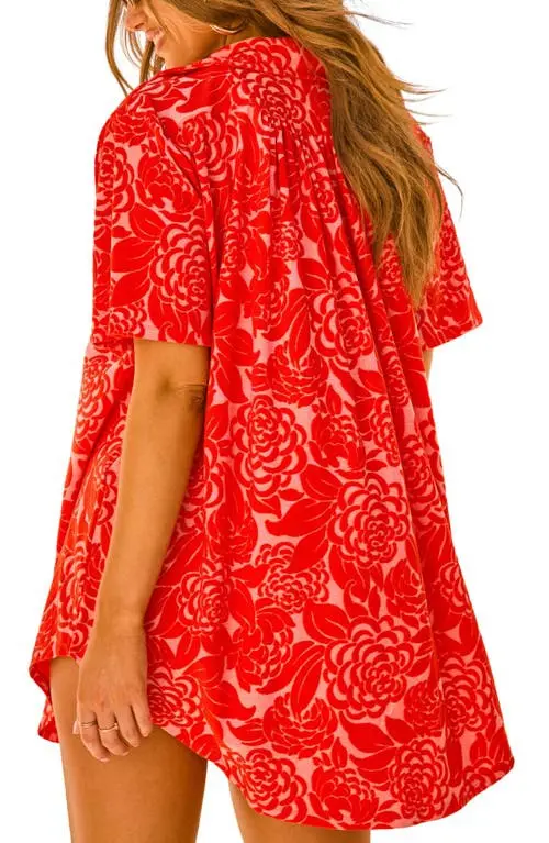 VICI Shoreline Floral Jacquard Cover Up
