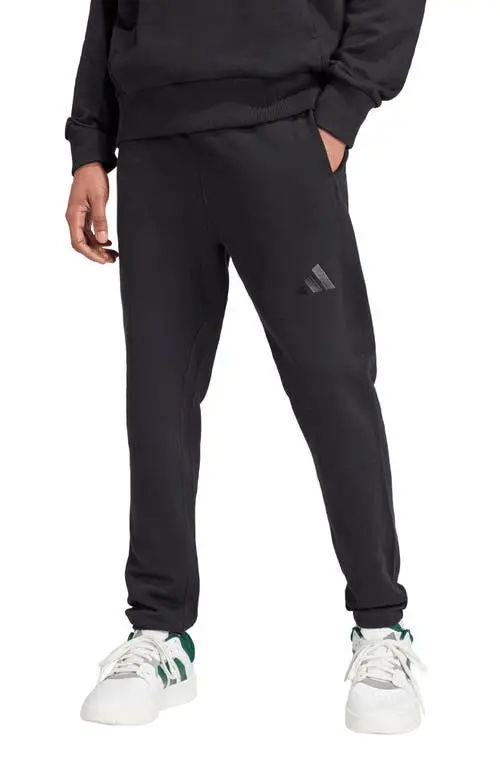 Adidas Szn French Terry Relaxed Fit Pants - Black