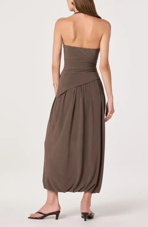 Astr The Label Savannah Bubble Hem Maxi Skirt