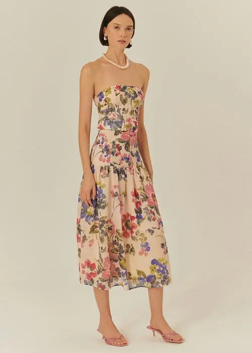 EXQUISE Imani Midi Dress