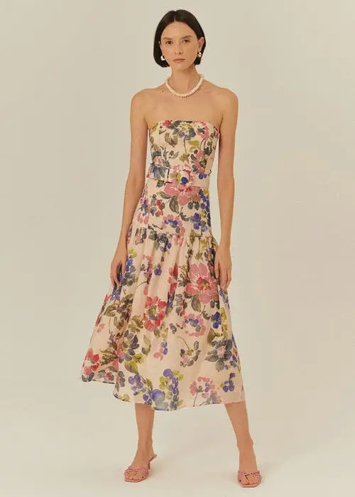 EXQUISE Imani Midi Dress